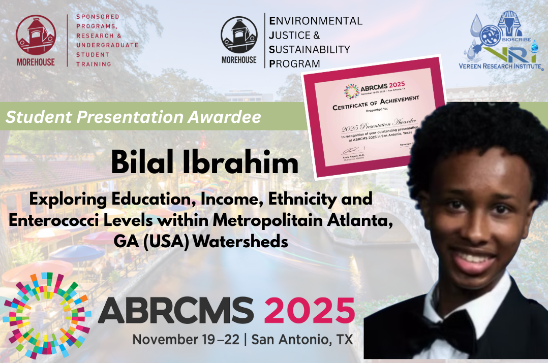 Bilal Ibrahim '28 Earns National STEM Research Award