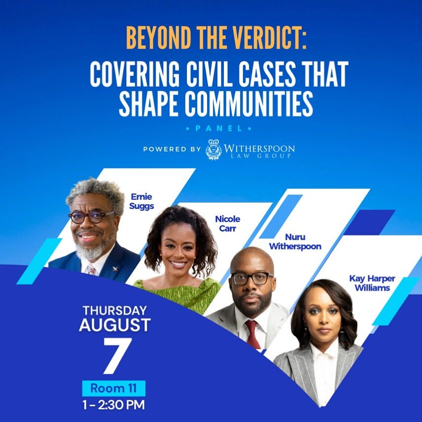 Nicole Carr Joins NABJ50 Panel on Civil Litigation and Community Impact