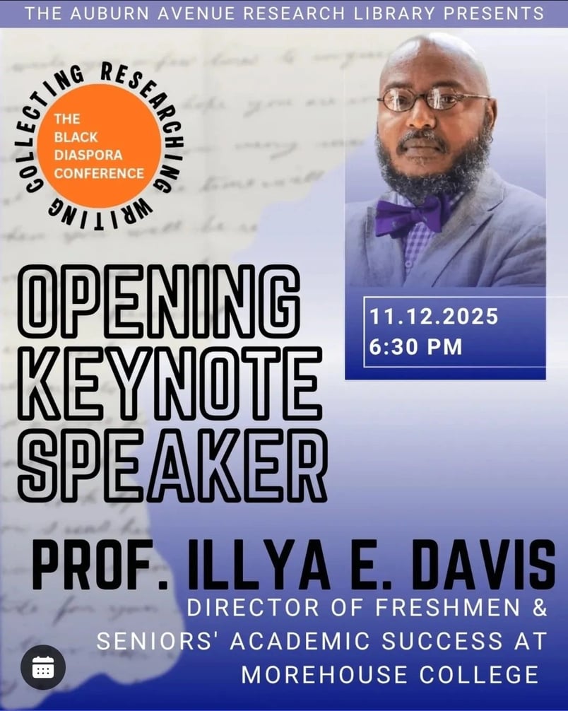 Illya Davis Delivers Keynote at Auburn Avenue Research Library