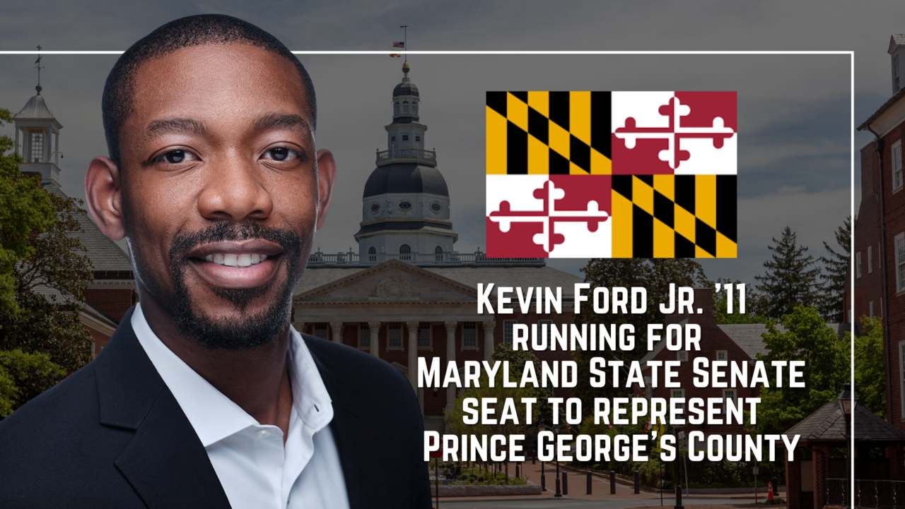 Kevin Ford Jr. '11 Will Run For Maryland State Senate Seat To Represent ...