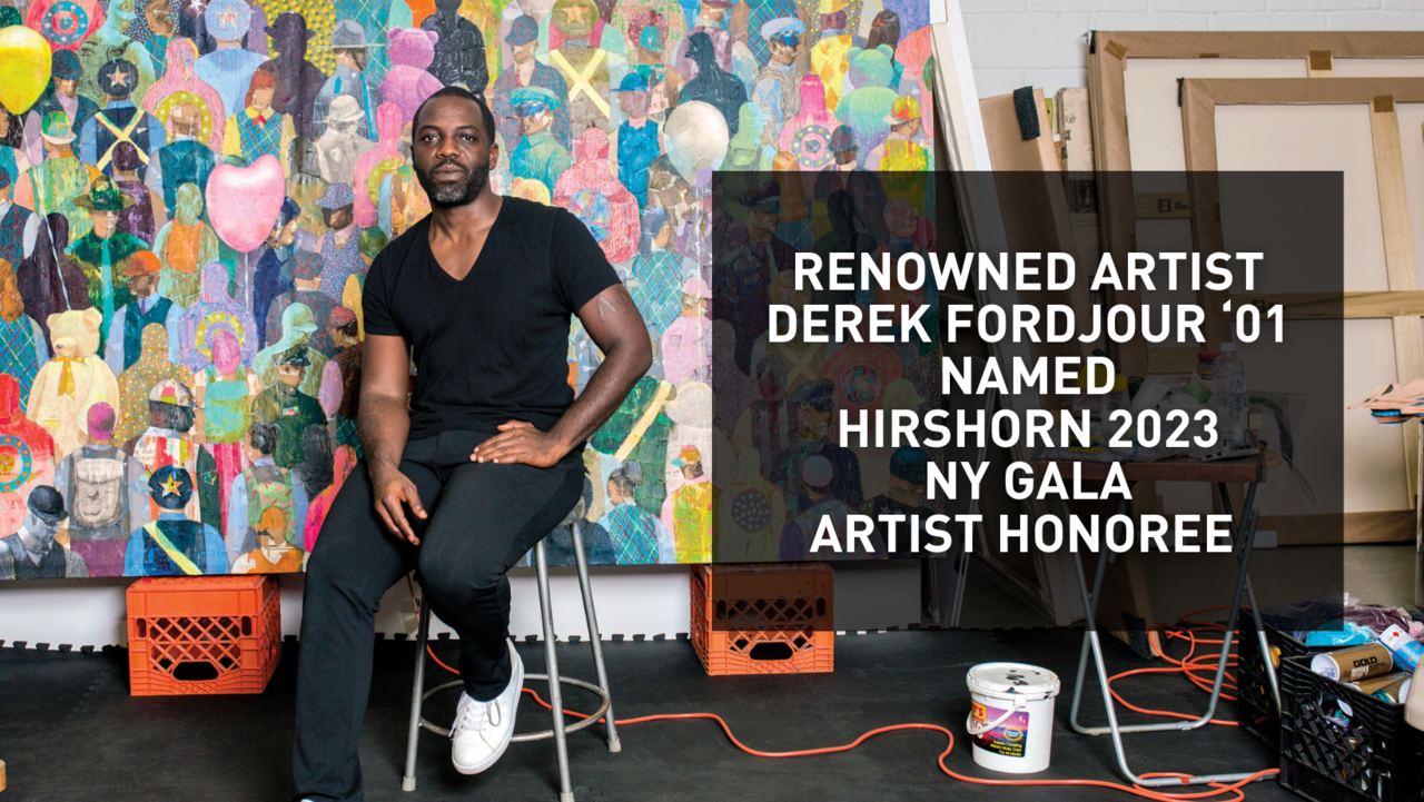 Renowned Artist Derek Fordjour '01 named Hirshorn 2023 NY Gala Artist ...