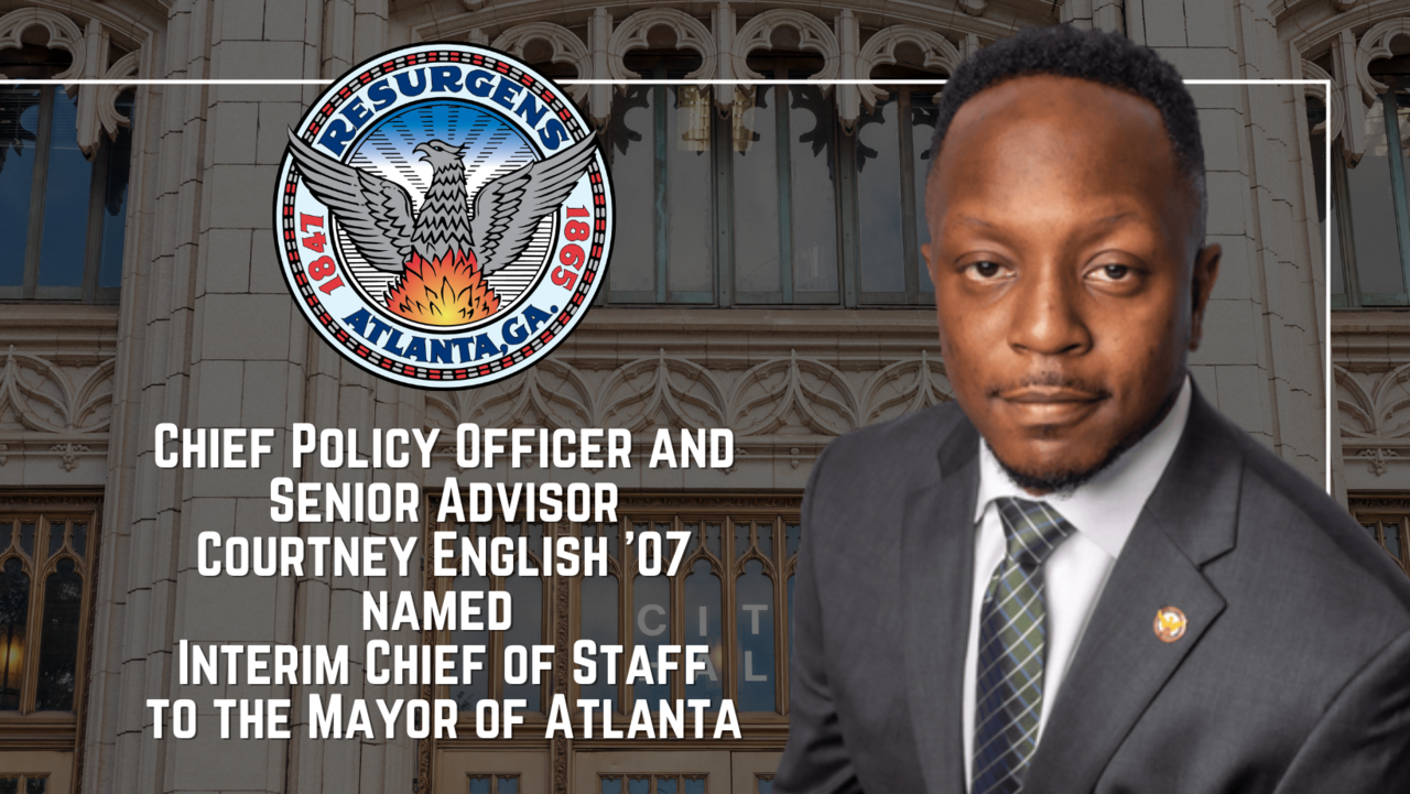 Courtney English '07 Named Interim Chief of Staff to the Mayor of Atlanta