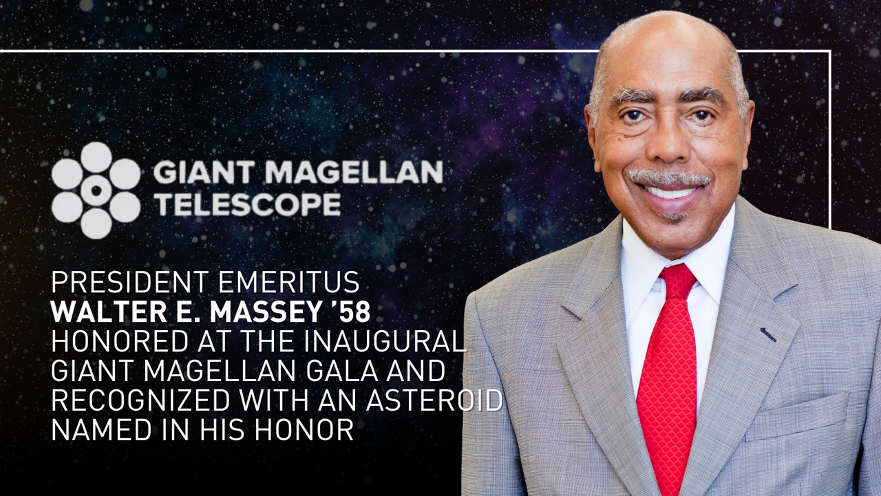 President Emeritus Walter MAssey '58 Honored At The Inaugural Giant ...
