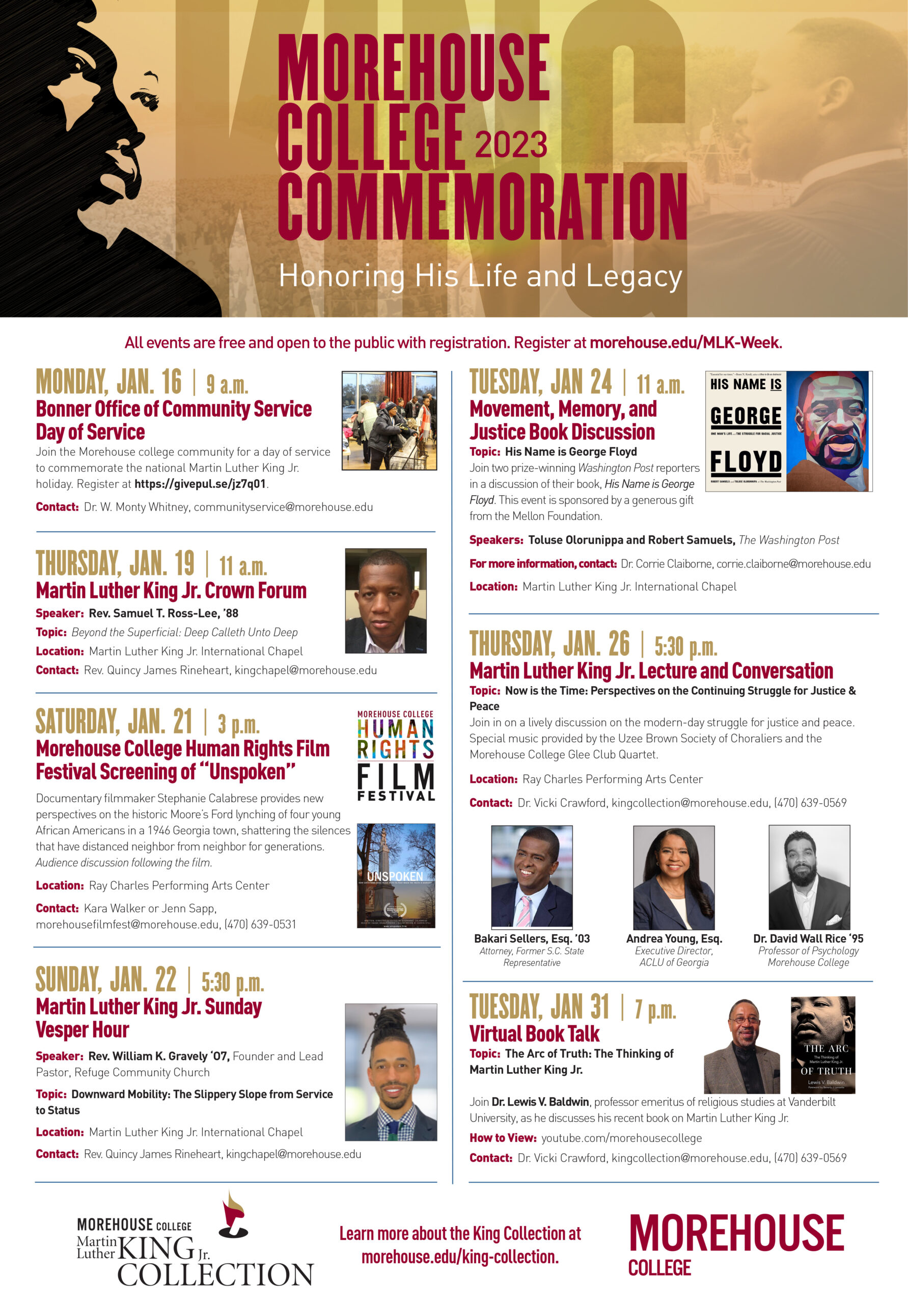 Morehouse College’s Martin Luther King Jr. Week Festivities Set to ...