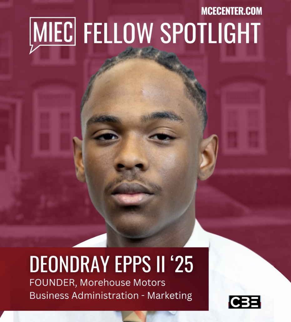 Deondray Epps II '25 and the Vision of Morehouse Motors