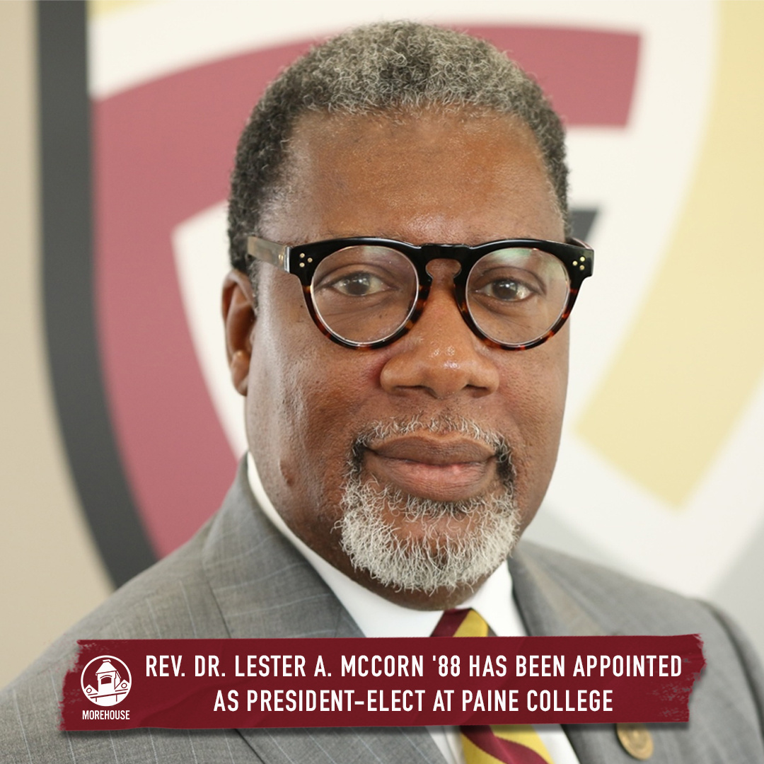 Rev. Dr. McCorn '88 selected as president-Elect at Paine College