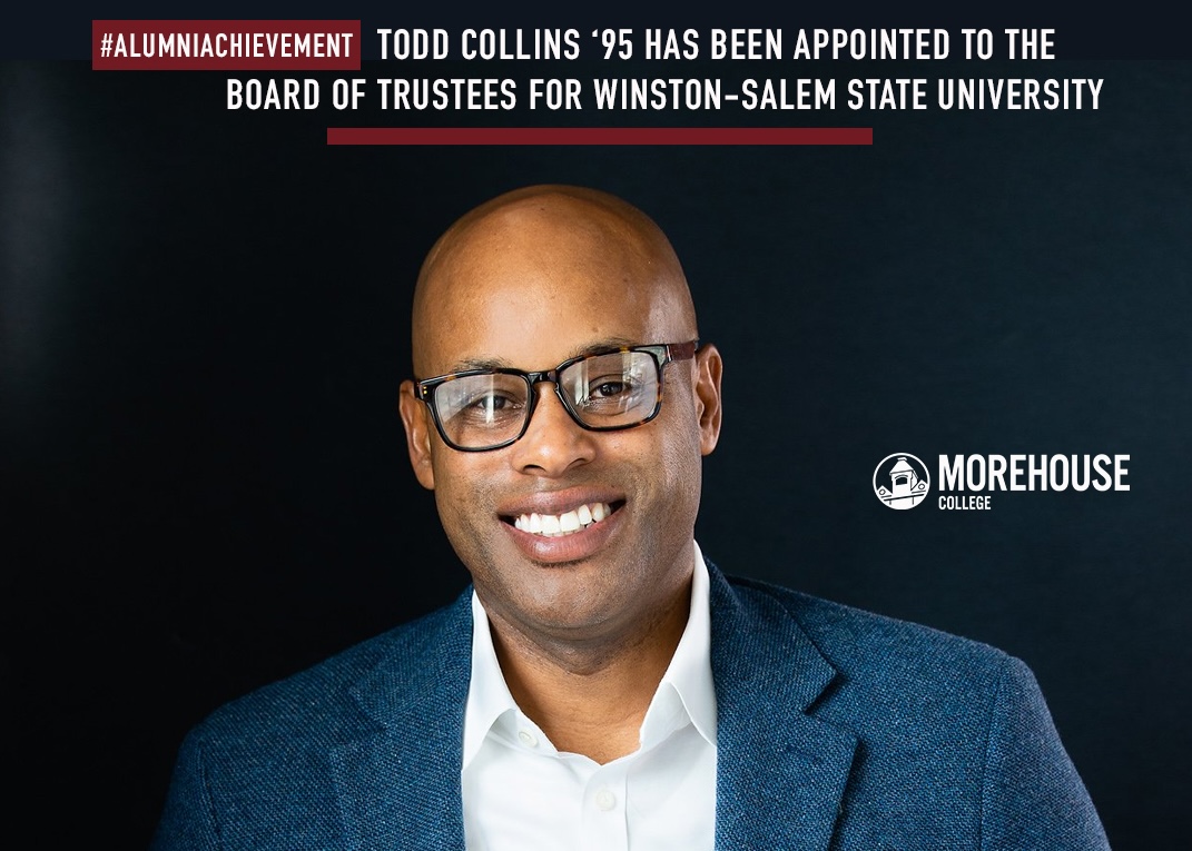 Todd Collins '95 Has Been Appointed to the Board of Trustees for Winston-Salem State University
