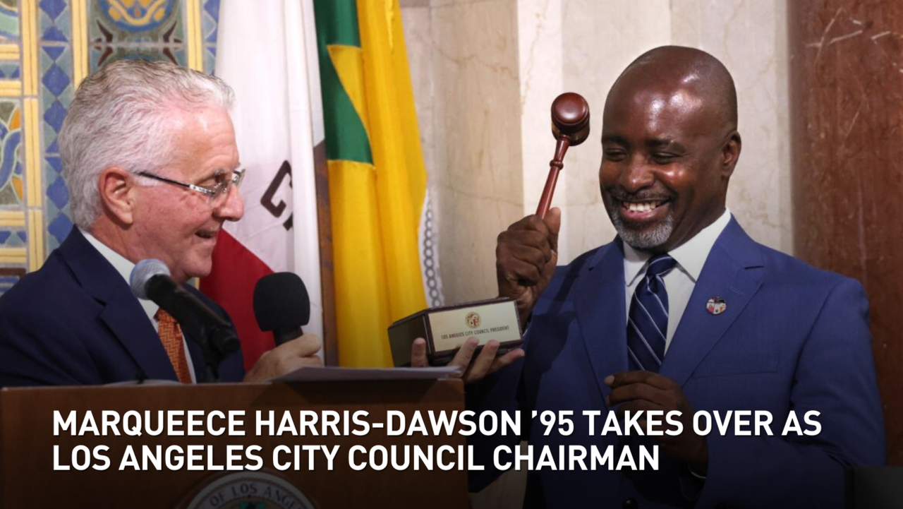 Marqueece Harris-Dawson '95 takes over as Los Angeles City Council Chairman