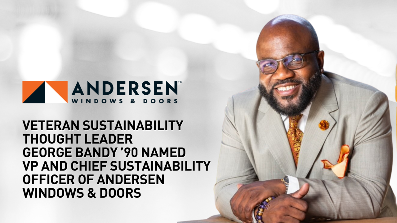 George Bandy '90 Named Vice president and chief sustainability officer ...