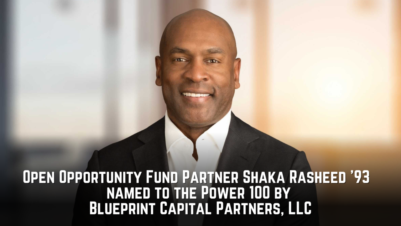 Shaka Rasheed '93 Named to the Power 100 by Blueprint Capital Partners, llc