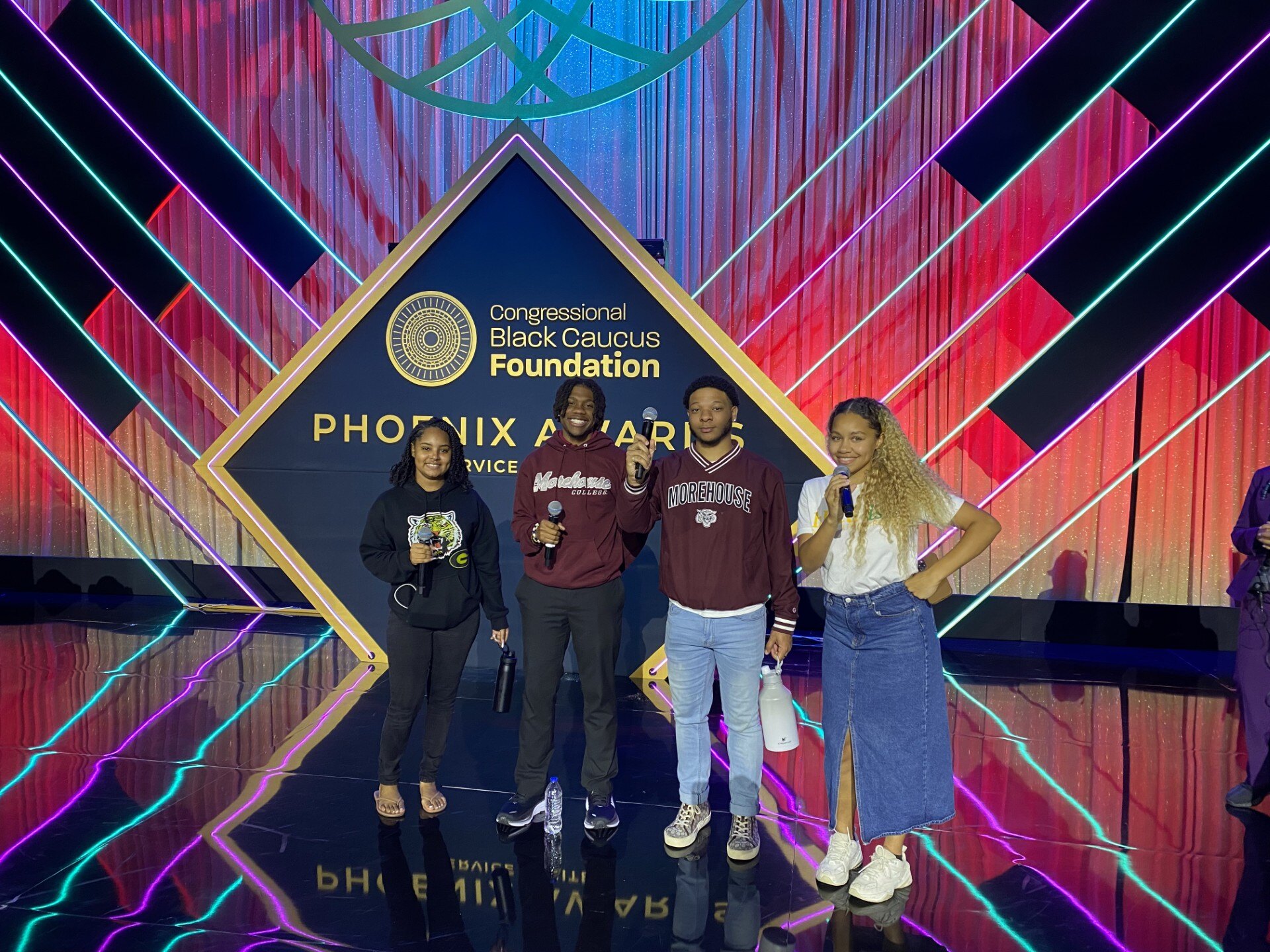 Morehouse Students Jordan Stewart and Lesh'In Edwards Represent Georgia ...